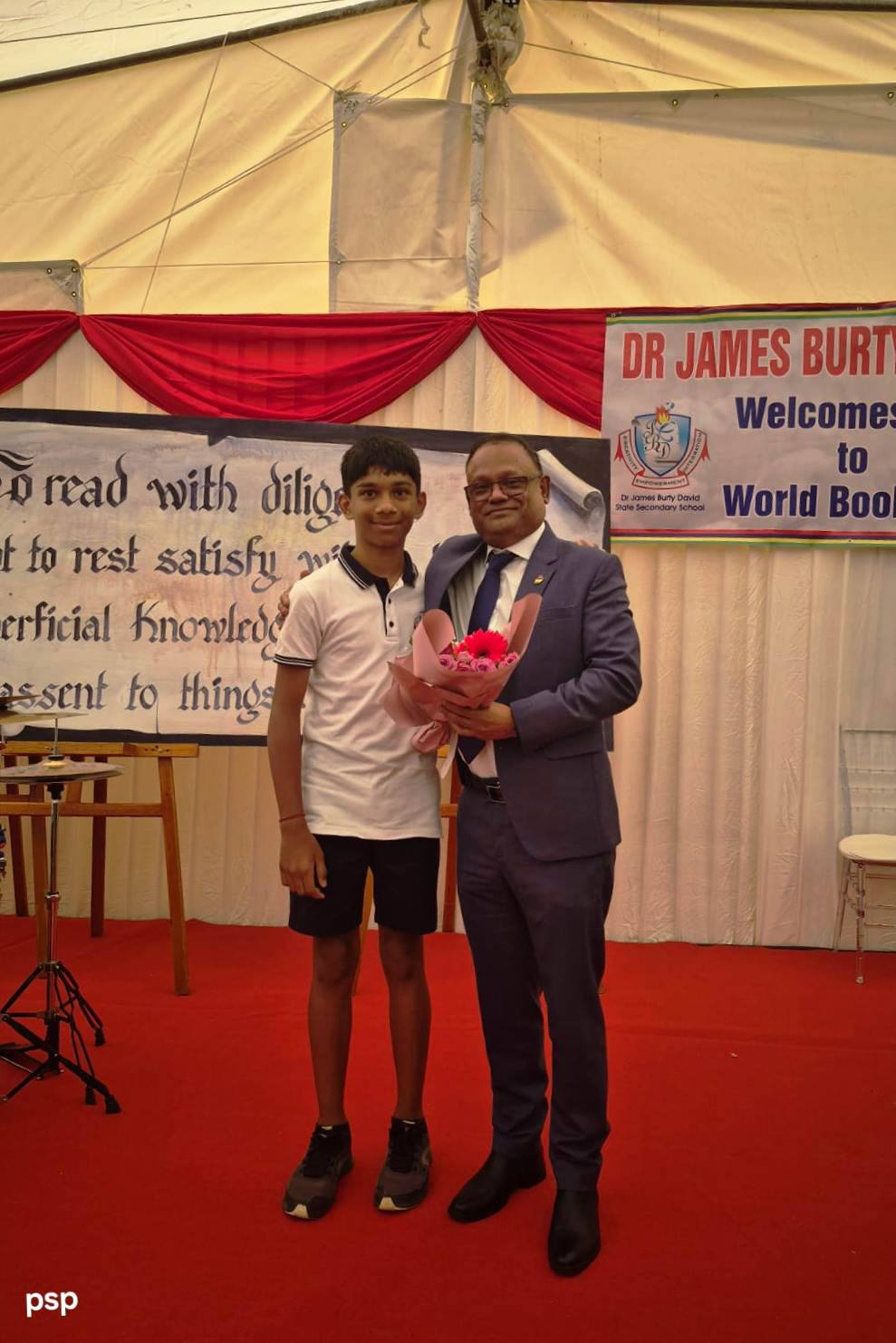 James Burty David SSS commemorates World Book and Copyright Day